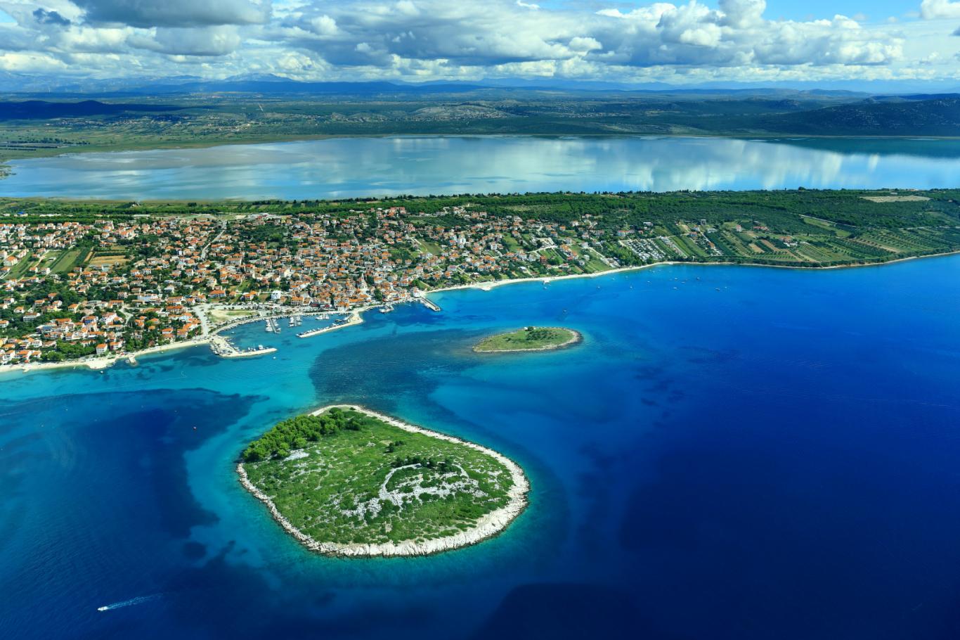 Ort der Pakostane - Dalmatien, Kroatien